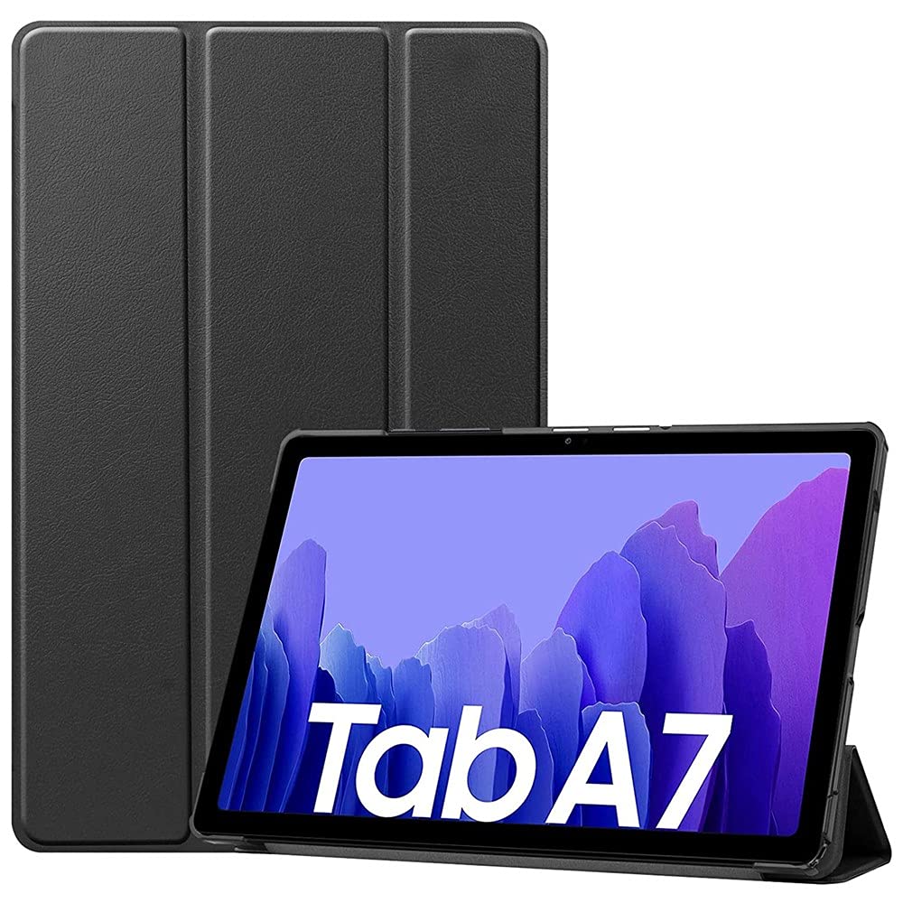 Samsung Galaxy Tab A7 10.4" (32GB, 3GB, WiFi + Cellular) Snapdragon 662, 4G LTE Tablet GSM Unlocked (Global, T-Mobile, AT&T, Metro) International Model SM-T505 (w/Smart Folding Case, Gray)