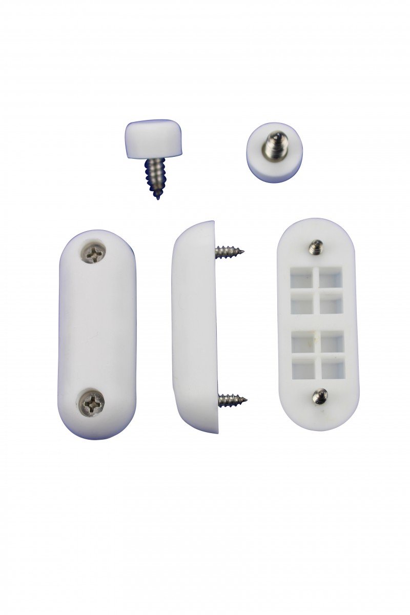 Renovators Supply Manufacturing Toilet Seat Bumper, 7 White Silicone Toilet Seat Bumpers