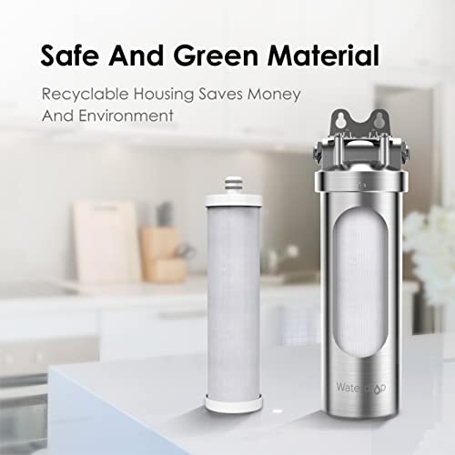 Waterdrop WF08 Under Sink Replacement Water Filter, Replacement for Waterdrop AS08, BS08, AMS08, 8000 Gallons Capacity,USA Tech