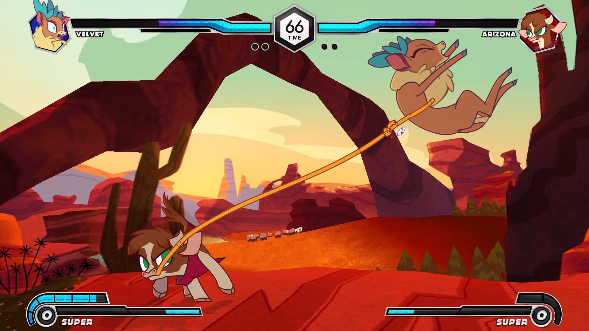 Them's Fightin' Herds: Deluxe Edition (ゼムズ ファイティン ハーズ デラックスエディション) -PS4 【特典】シーズン1パス※ゲーム内に実装(DLCプレイアブルキャラクター(4キャラクター)、追加パレットパック、追加ピクセルロビーアクセサリー) 同梱