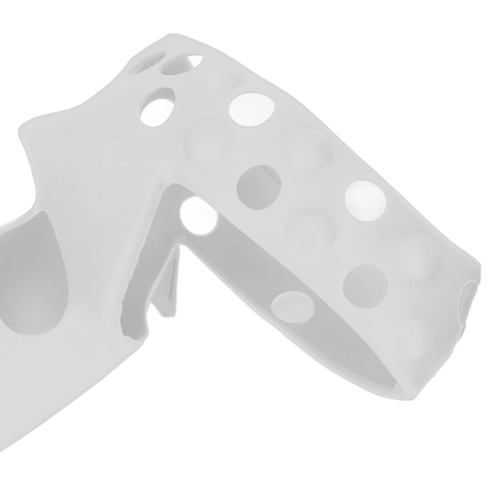 Shanrya VR Controller Handle, Silicone Handle Protective Sleeve Adjustable for Quest 2(Grey)