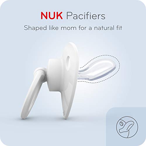 NUK Simply Natural Glass Baby Bottles and Pacifier Newborn Gift Set, 11 Piece Set