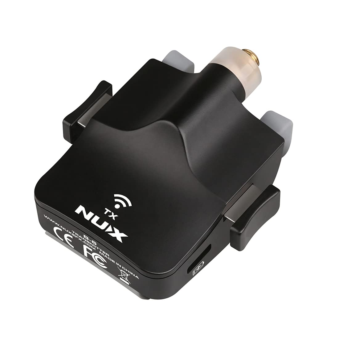 NUX B-6 Saxophone Wireless System with Charging Case,Operation Range of 20 Meters,High-Resolution 24- bit/44.1kHz Audio,2.4GHz Wireless Saxophone Microphone