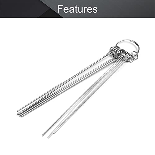 Utoolmart 4 Set Welding Tip Cleaner, Nozzle Cleaner Gas Welding Brazing Cutting Torch Tip Cleaner Needle
