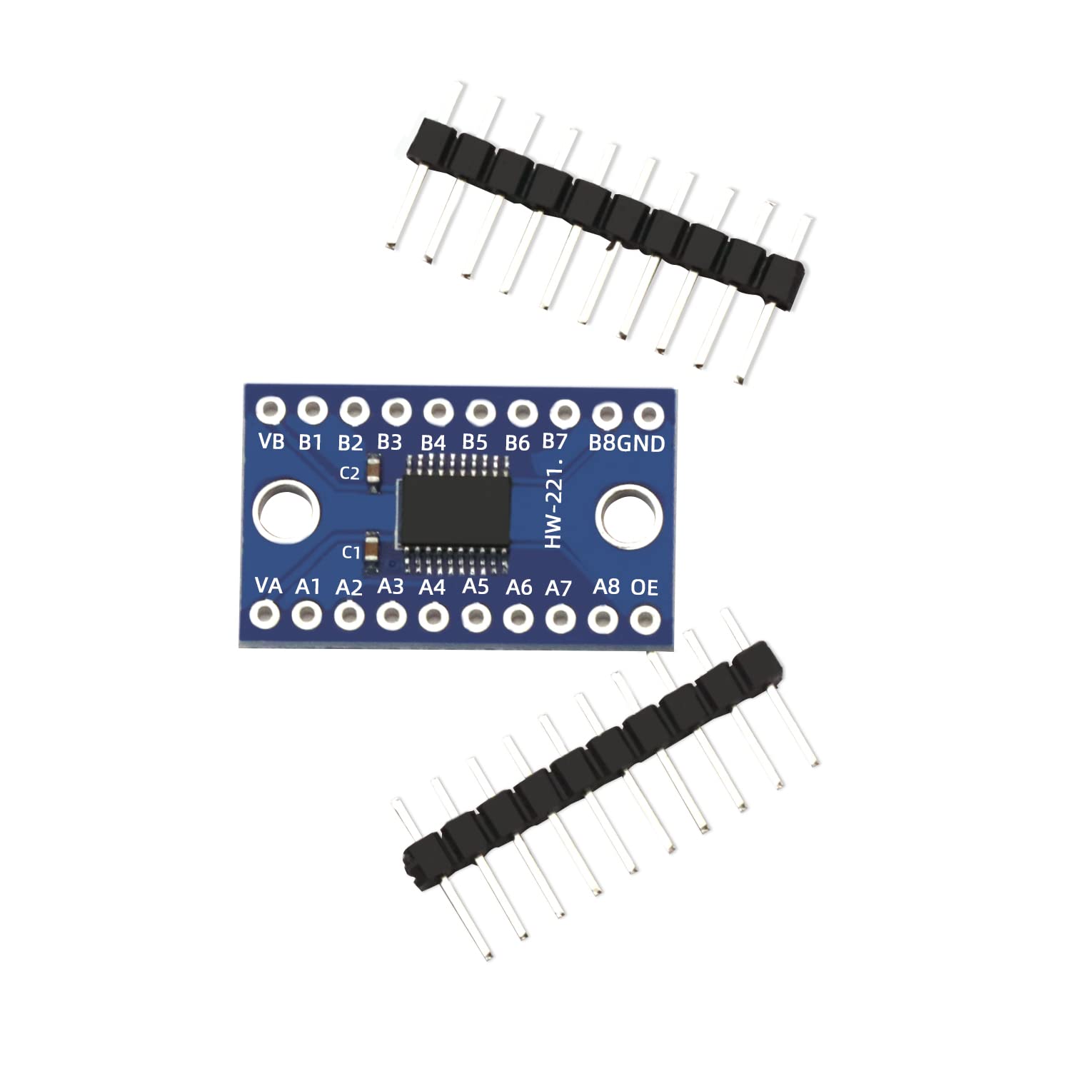 V TELESKY 10Pcs TXS0108E 8-Channel Bi-Directional Logic Level Converter Module 3.3V to 5V Shifter for Arduino