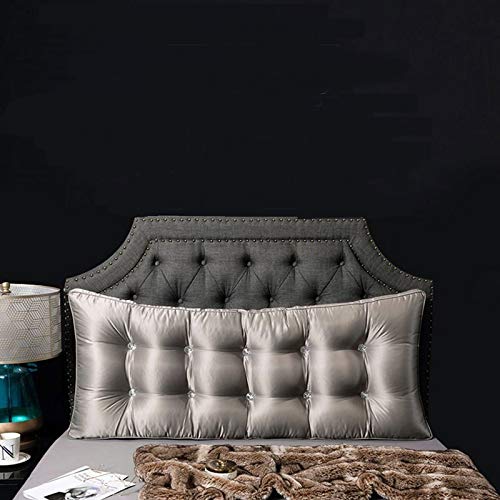 Lorier Simple Bilateral Pillow Removable Washable Curved Bedside Neck Protection Waist Cushion