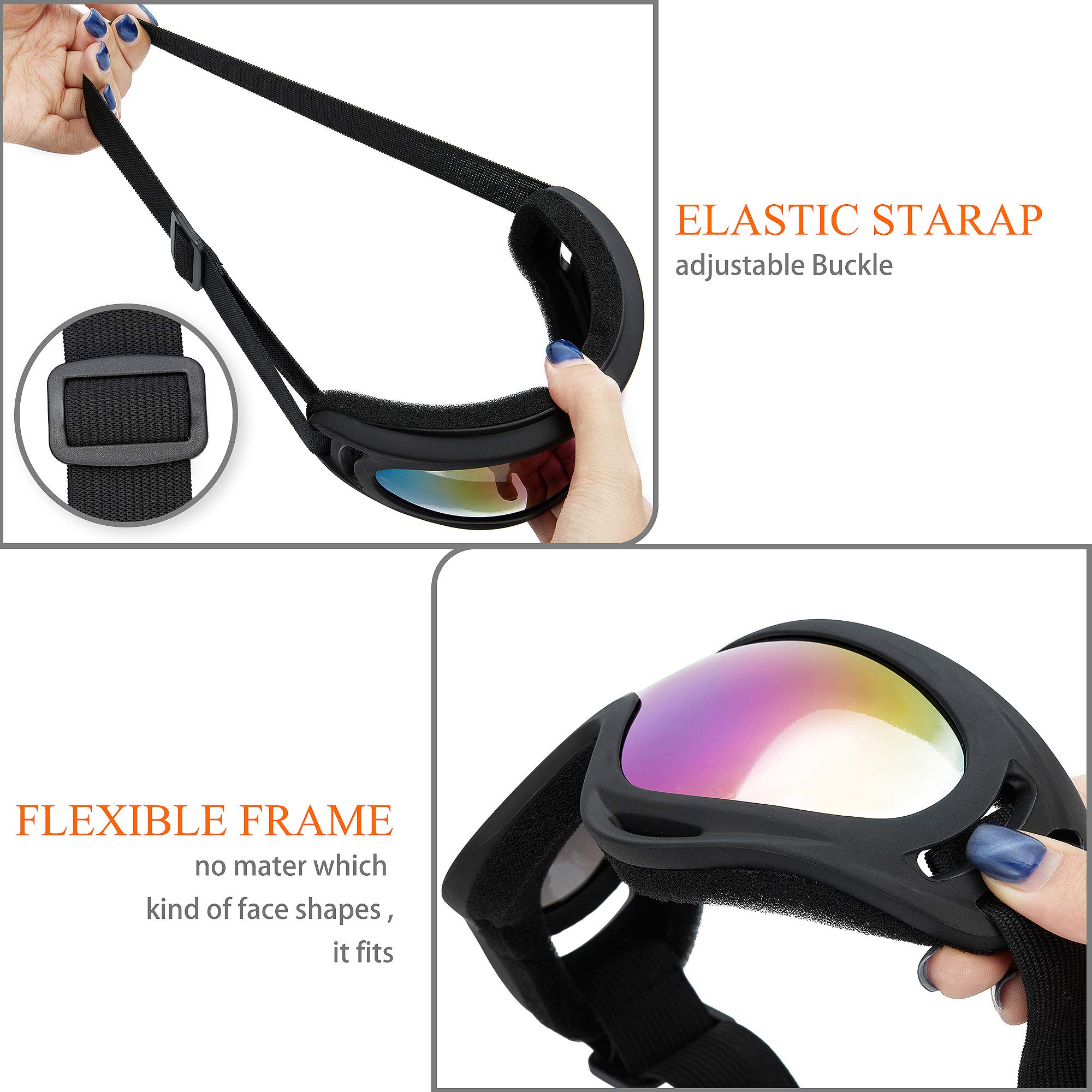 OMG_Shop Ski Goggles Snowboard Goggles Anti Fog Ski Goggles Protection for Women & Man
