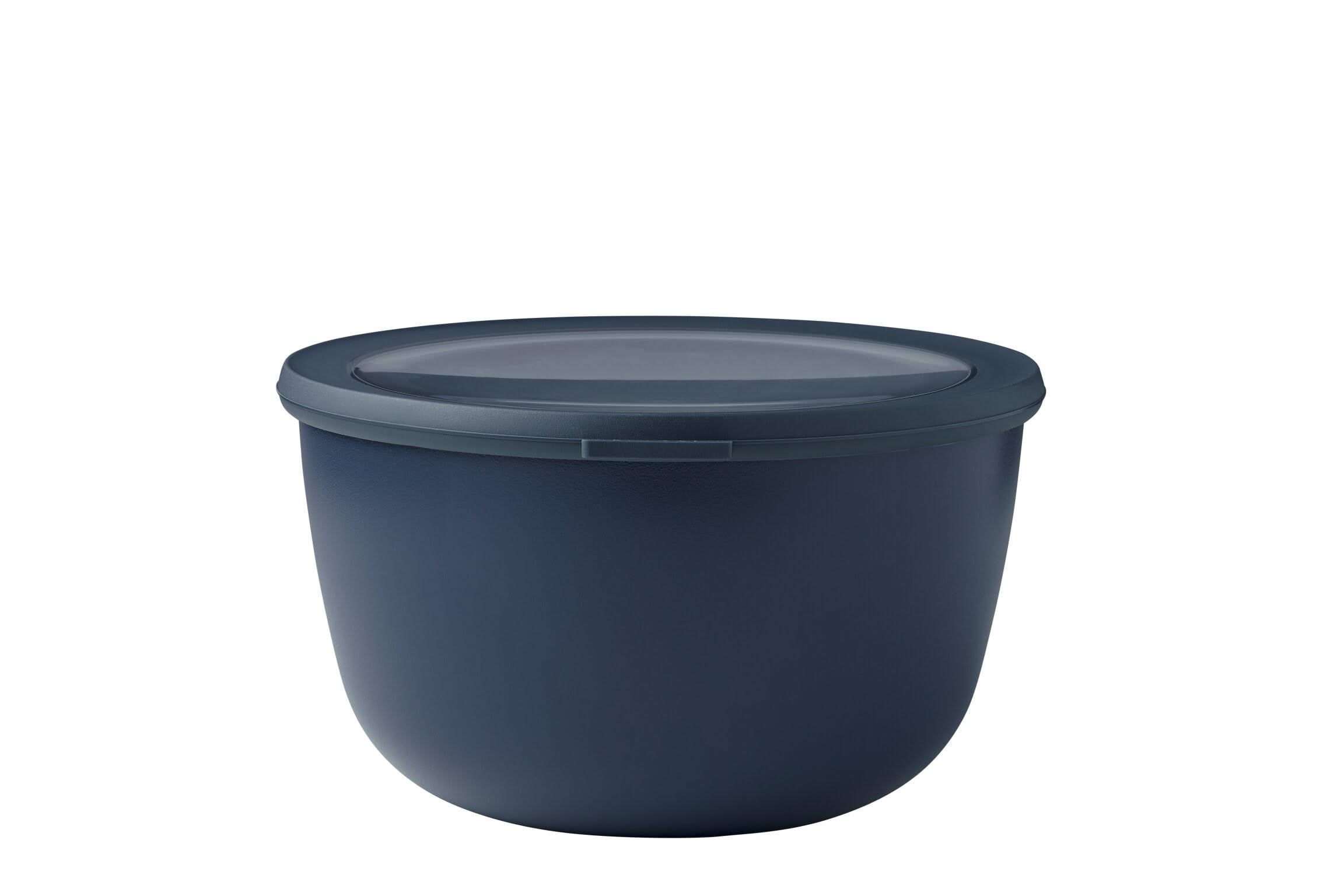 Mepal, Cirqula Multi Food Storage and Serving Bowl with Lid, Food Prep Container, Nordic Denim, 3.2 Quarts (3 Liters, 101 ounces), 1 Count