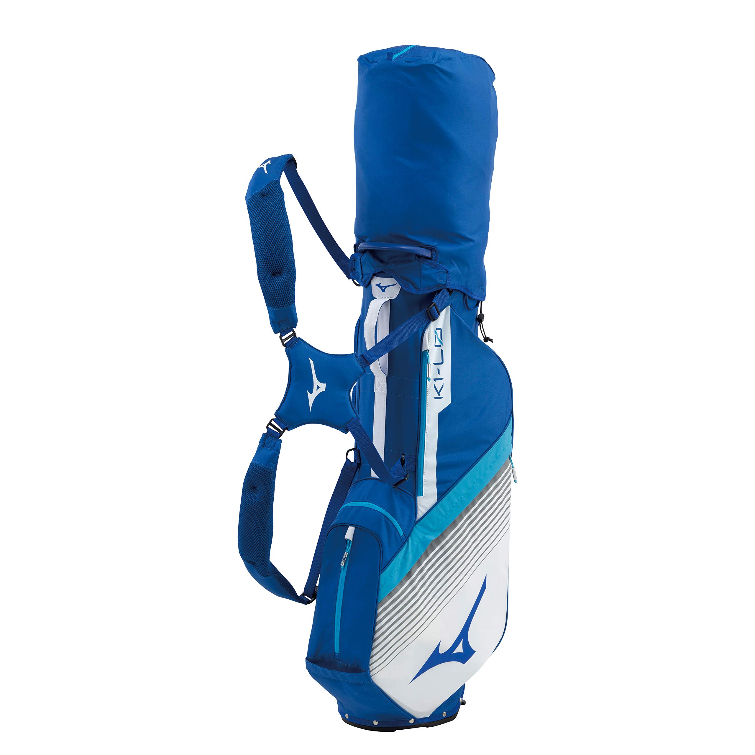 Mizuno 2021 K1-L0 Stand Bag, Staff,Blue and White