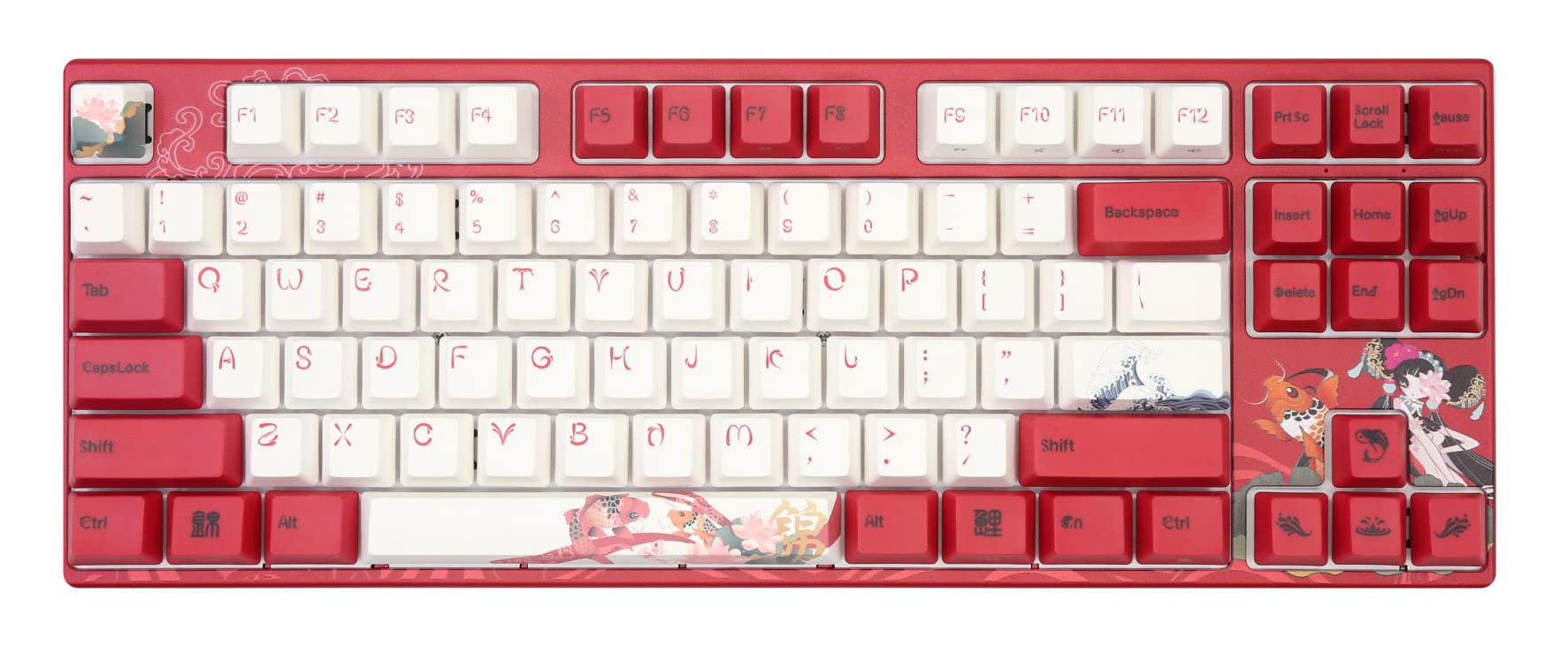Varmilo VA Series V2 Koi TKL Mechanical Keyboard Cherry MX Red