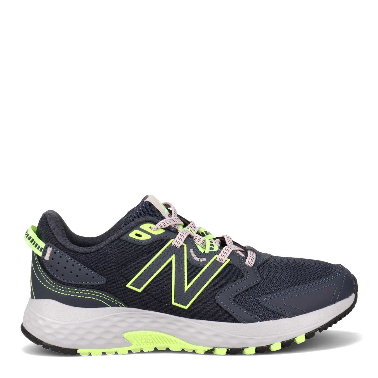 New Balance Women's 410 V7 Trail Running Shoe, Outer Space/Logwood/Black, 9