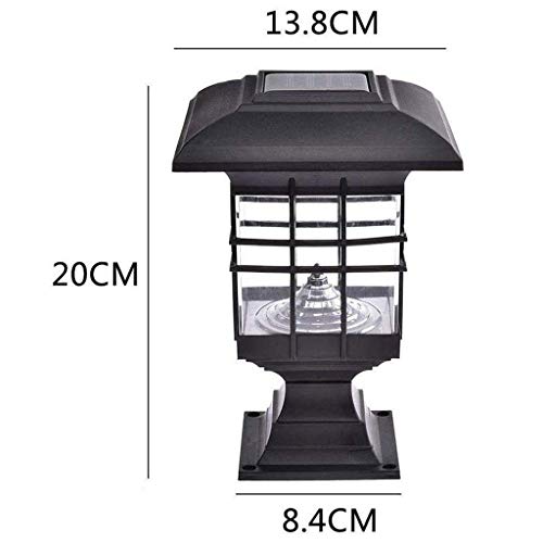 NA TYDEN Column Headlight - Outdoor Waterproof Decorative Wall Lamp Home Garden Column Head Lawn Lamp