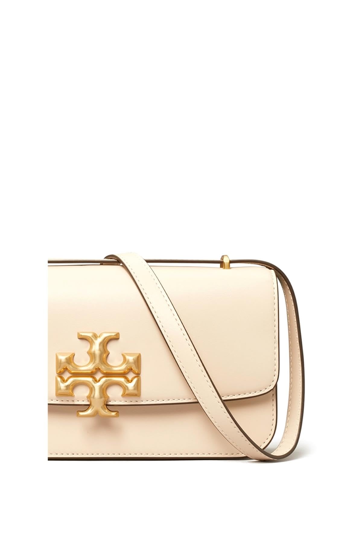Tory Burch Women's Eleanor Small East West Convertible Shoulder Bag, Black, One Size