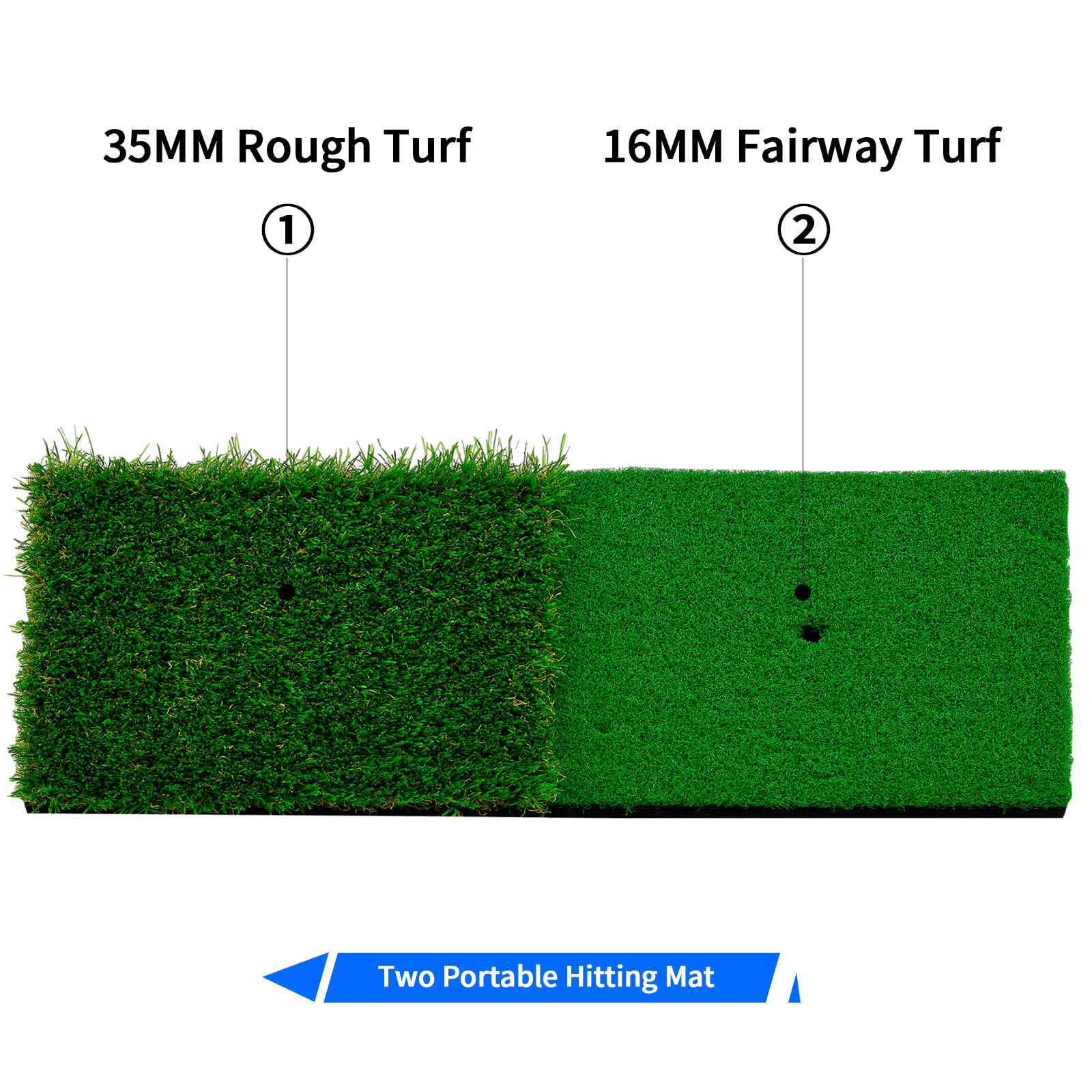 Pop Up Golf Chipping Net, Chipping Net Golf Target Removable, 1 Golf Net with 2 Hitting Mats and 16 Training Balls, Indoor/Outdoor Golf Training Equipment, Golf Gifts for Men And Womens