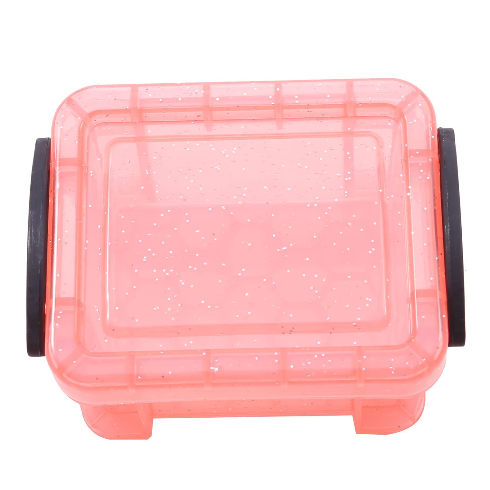 Sevenfly Family Plastic Storage Bin with Lid Medicine Box Lockable Container for Toy Desktop Jewelry Accessory Drawer Or Kitchen,pink