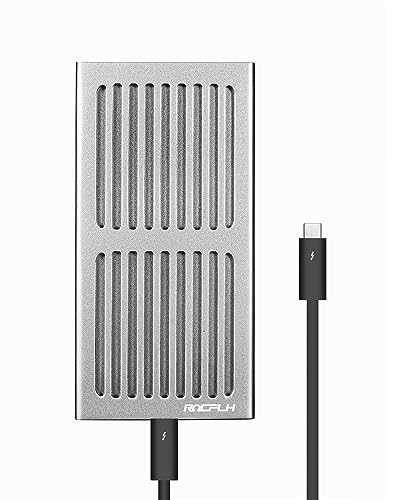 ROCFLH OPQ7 2T Portable External SSD - Up to 3000MB/s, Thunderbolt 3/4 (40Gbps), USB-C (10Gbps) - for Apple M1 Mac and PC Desktop Laptop (OPQ7-2000G)