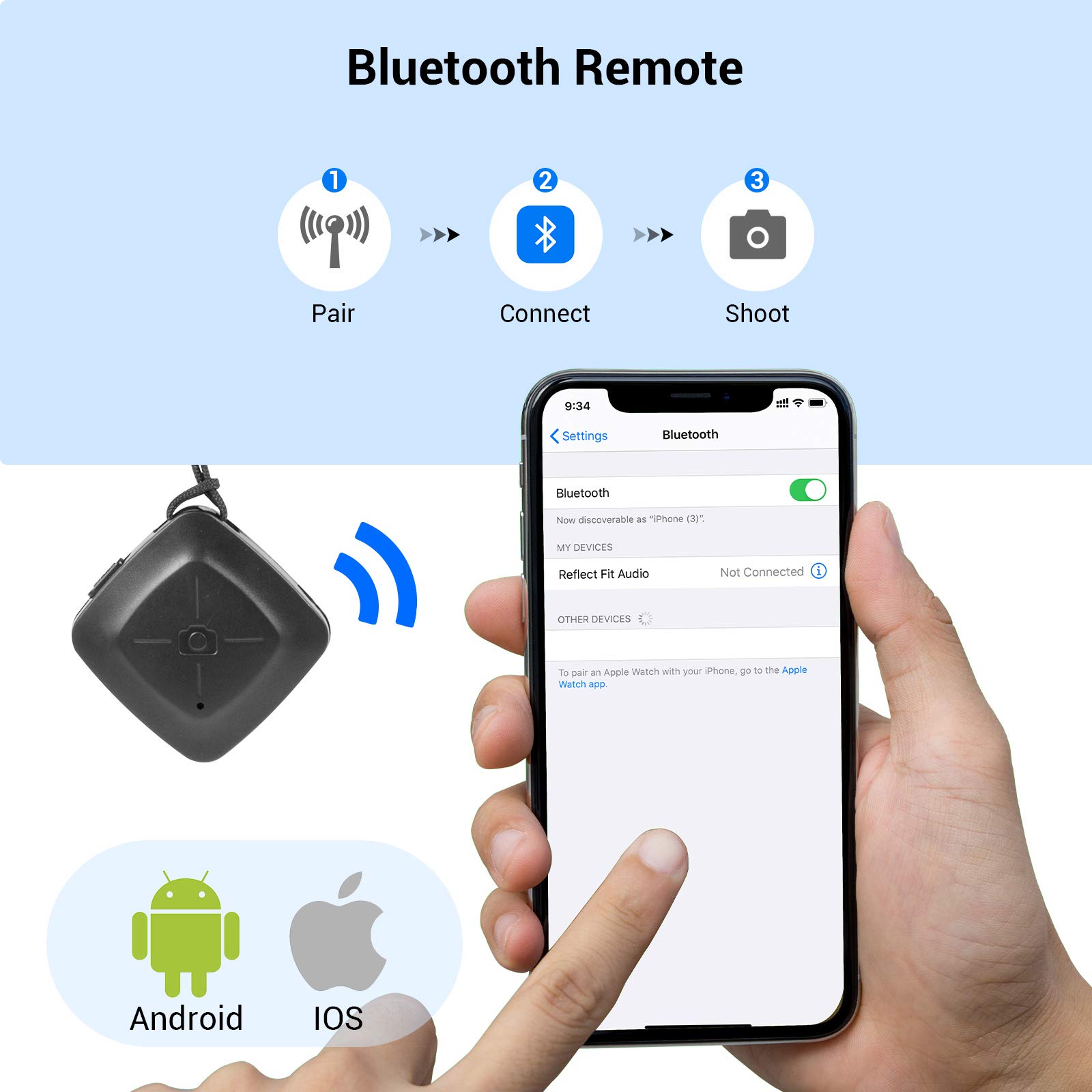 Phone Tripod, SmallRig Selection 47 Inch Lightweight Aluminum Travel Camera Tripod with Phone Holde & Bluetooth Remote, Max Load 4.4 Lbs, Compatible with for Mirrorless/Gopro/DSLR Camera LT-02 3254