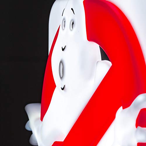 Numskull Ghostbusters Logo Lamp Wall Light - Ambient Lighting Gaming Accessory for Bedroom, Home, Study, Office, Work - Official Ghostbusters Merchandise, Plastic