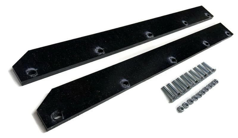 Vital All-Terrain 1/2" Poly Cutting Edge Scraper BAR for John Deere 54" Front Mount Snow Blade Plow