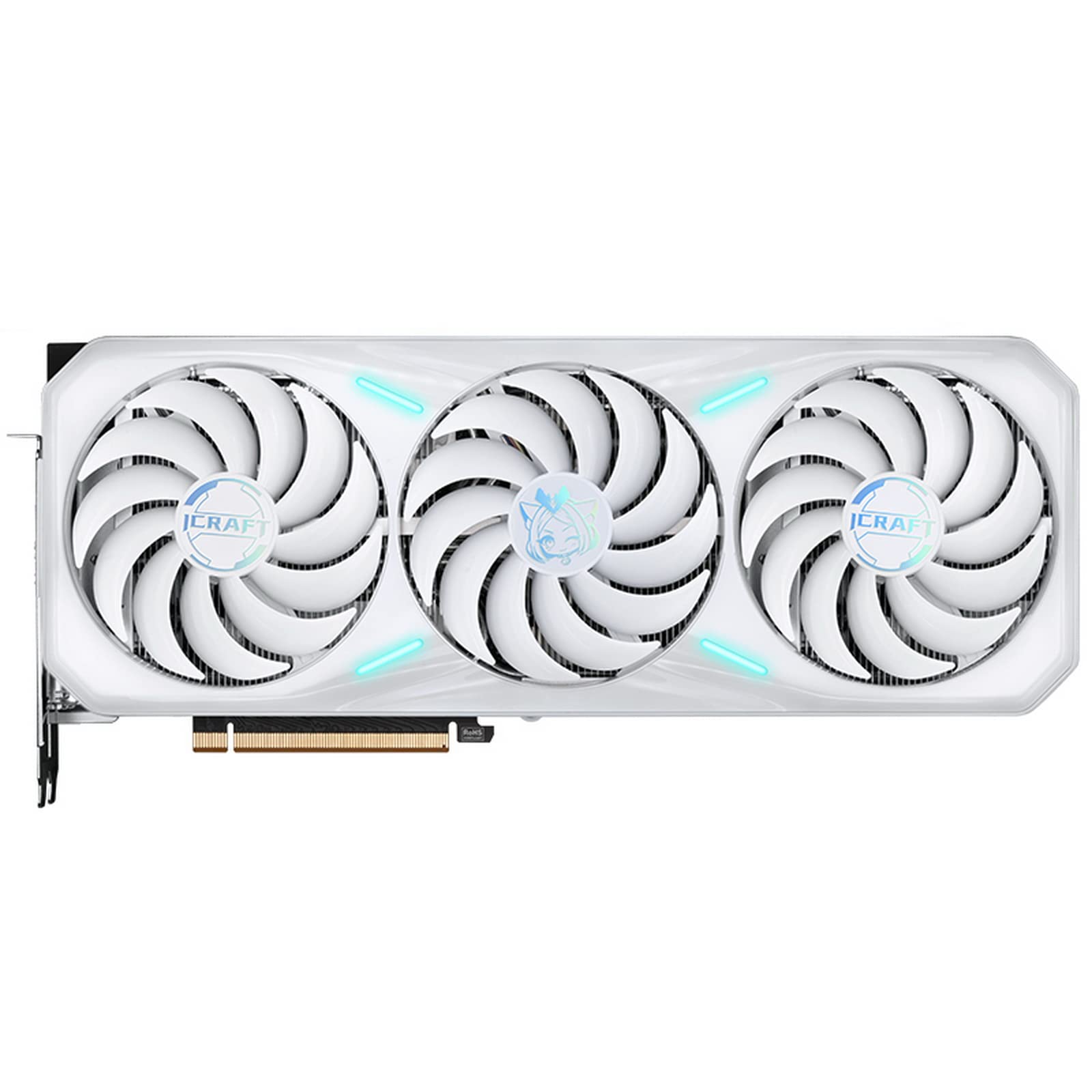 maxsun Geforce RTX 4080 iCraft ACGN Limited Edition OC 16GB GDDR6X Video Graphics Card GPU for Computer Gaming PC HDMI2.1 DLSS 3.5 PCIE4.0 X16 White Anime GPU