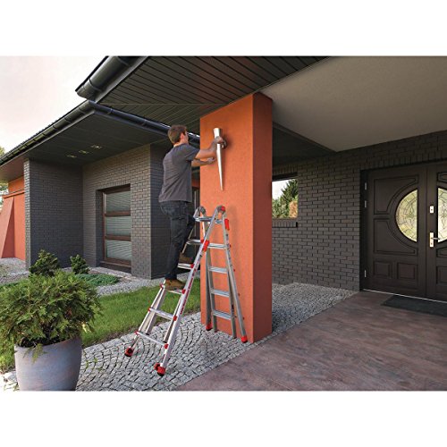 Little Giant Ladder Systems, Velocity with Wheels, M22, 22 Ft, Multi-Position Ladder, Aluminum, Type 1A, 300 lbs Weight Rating, (15422-001)