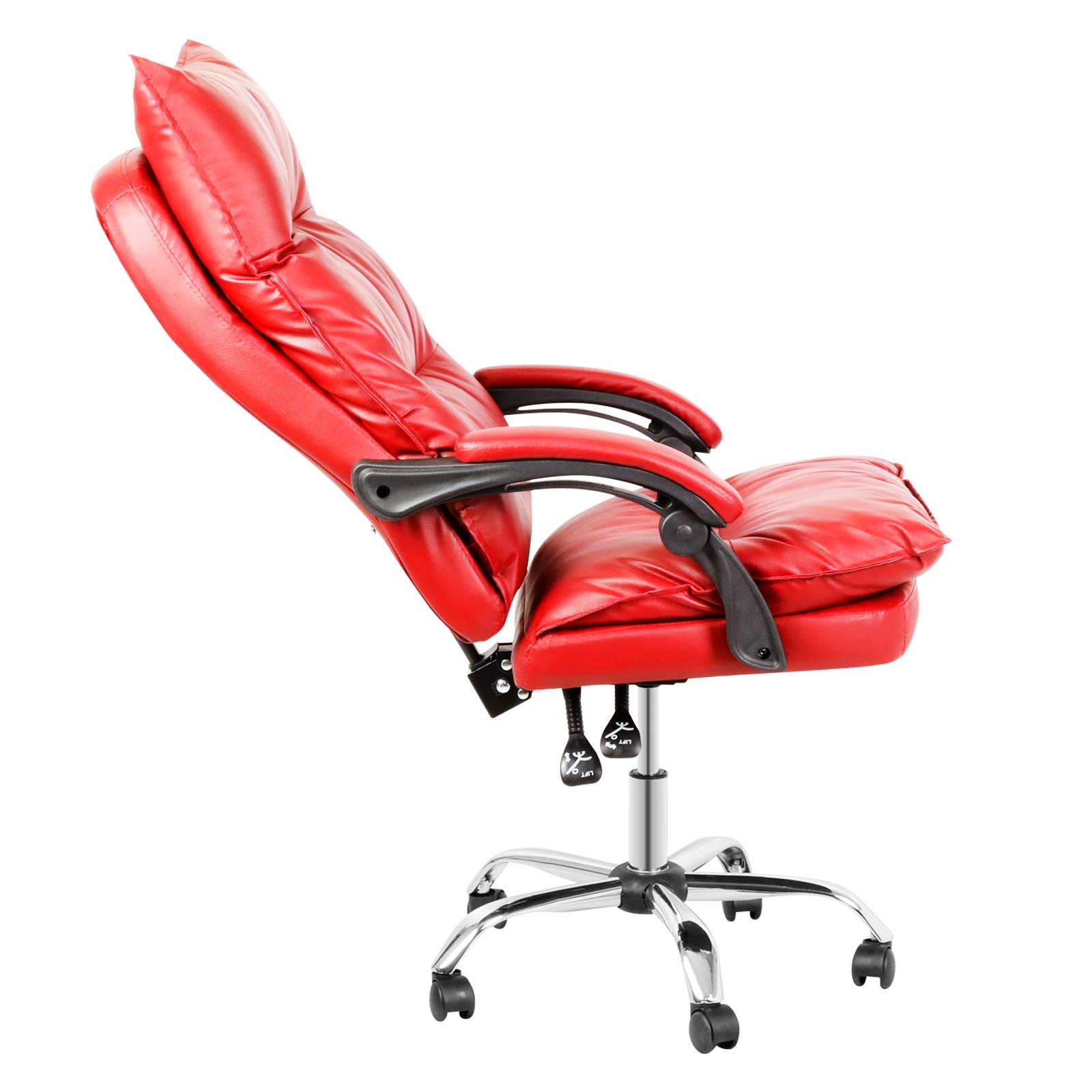 Magshion High-Back Faux Leather Ergonomic Heavy Duty Executive Swivel Office Desk Chair,