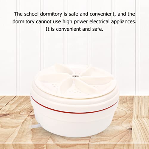 Mini Washing Machine, Portable Ultrasonic Washing Machine, Turbo Washer and Dishwasher Automatic Cycle Cleaning for Home Travel College Camping Personal Laundry