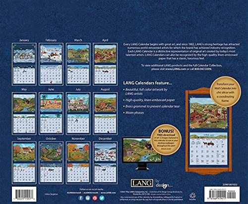 Lang Folk Art 2022 Wall Calendar (22991001922)