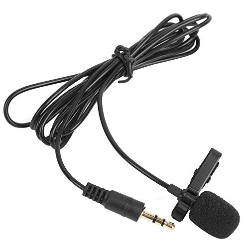 Natruss Collar Clip Microphone, Easy to Carry Fine Workmanship Recording Microphone, Small Size for Meeting Worked with DJI OSMO Action