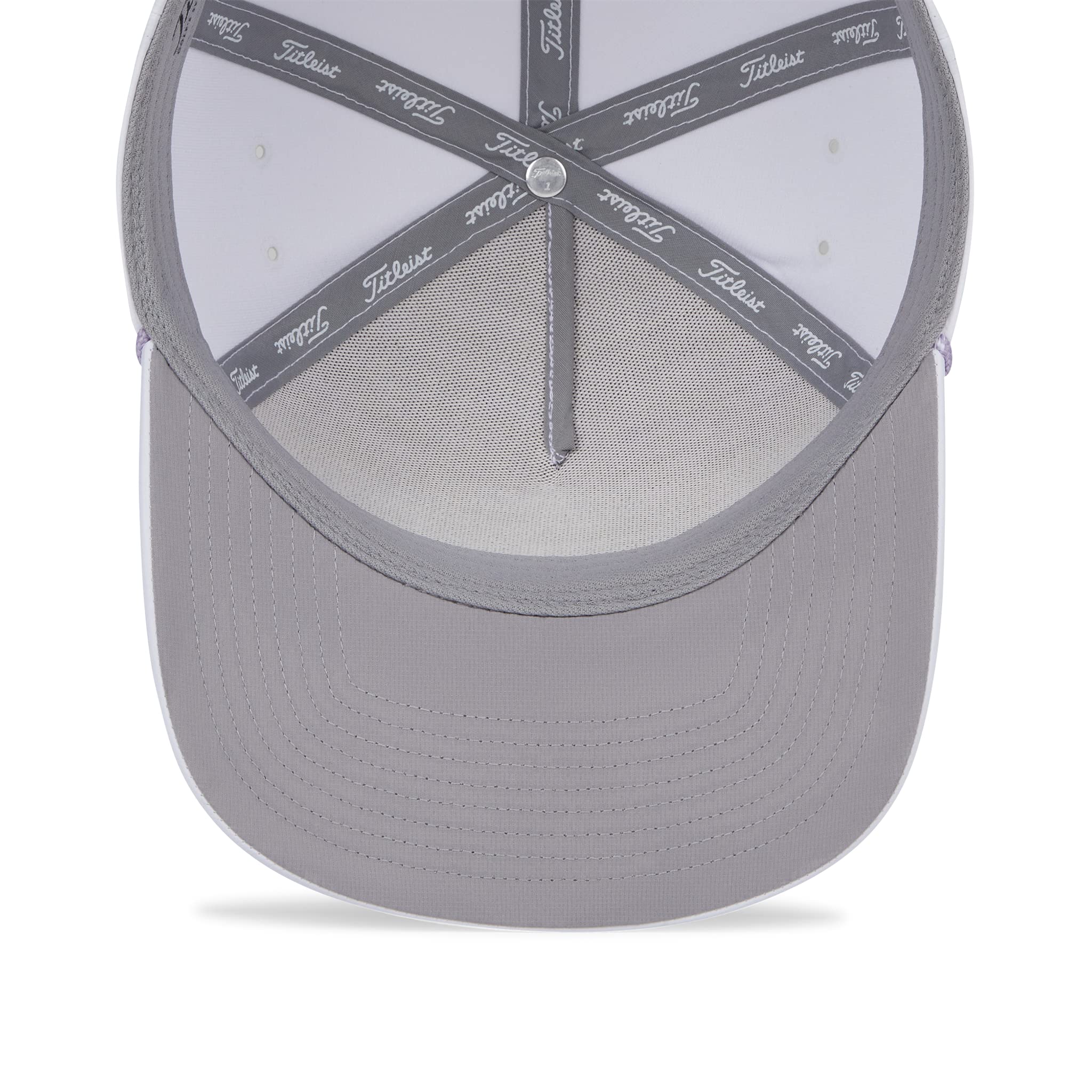 Titleist Women's Standard Boardwalk Rope Golf Hat, White/Lavender, One Size