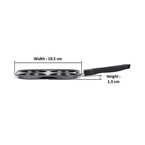 Shoppee Non-Stick Pan for min Pancakes and Uttapam. Makes 4 pancakes in a go.