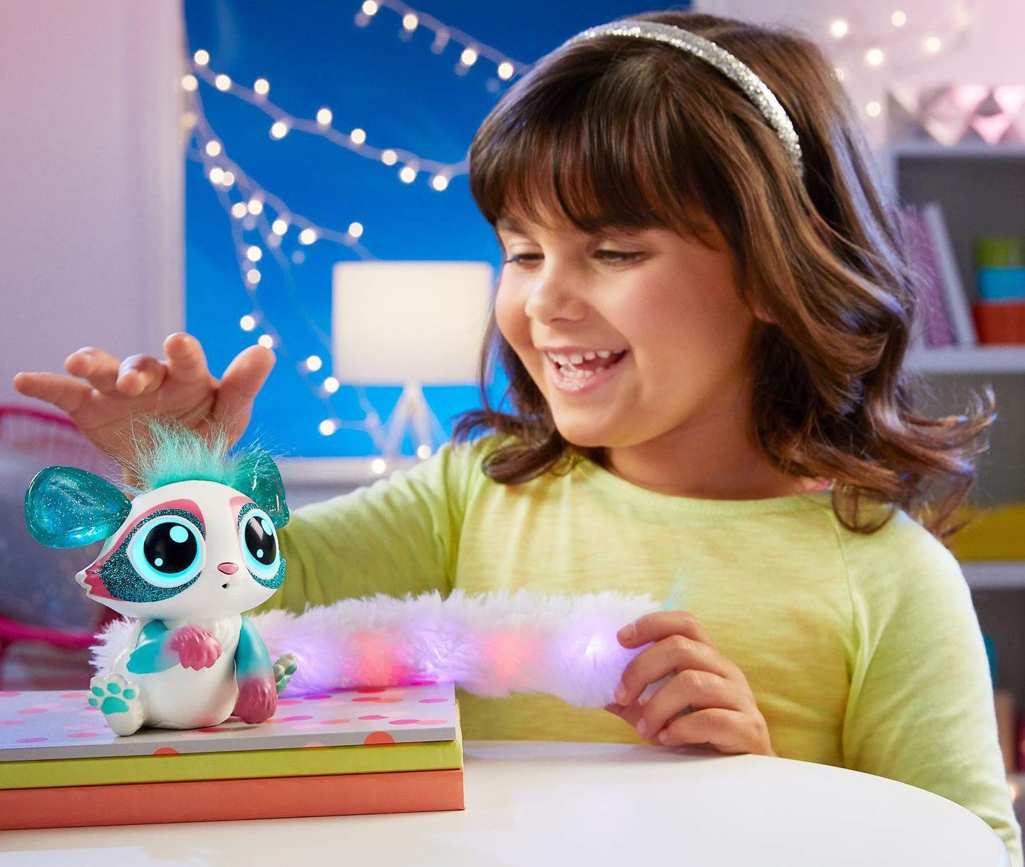 Mattel Lil' GLEEMERZ GLITTEREEZ GLITZETTE Figure (Teal)