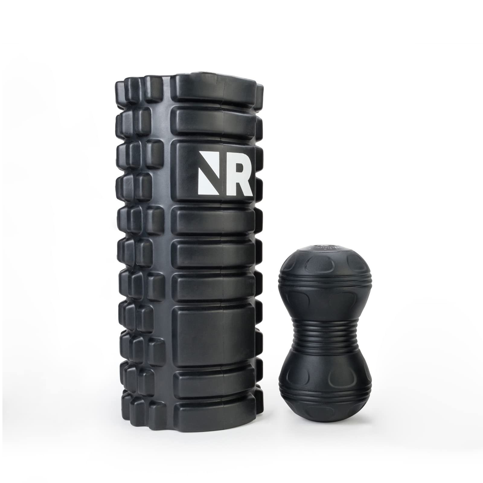 Nextrino Vibrating Foam Roller & InfinityBall Peanut Massage Ball Bundle