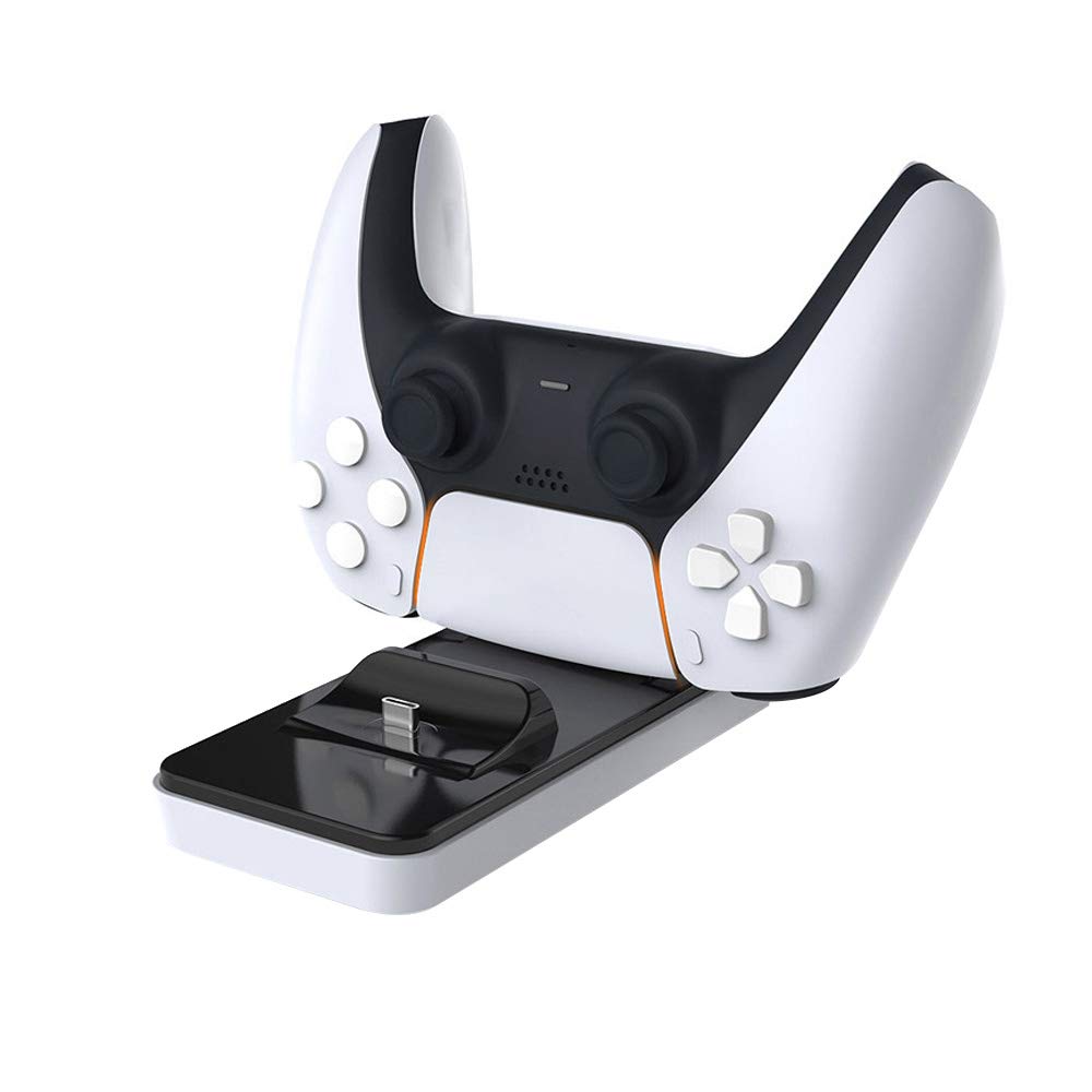 PS5 Controller Charger Dual Charging Dock Station P5 Gamepad Joystick Charging Dock for Sony Playstation 5