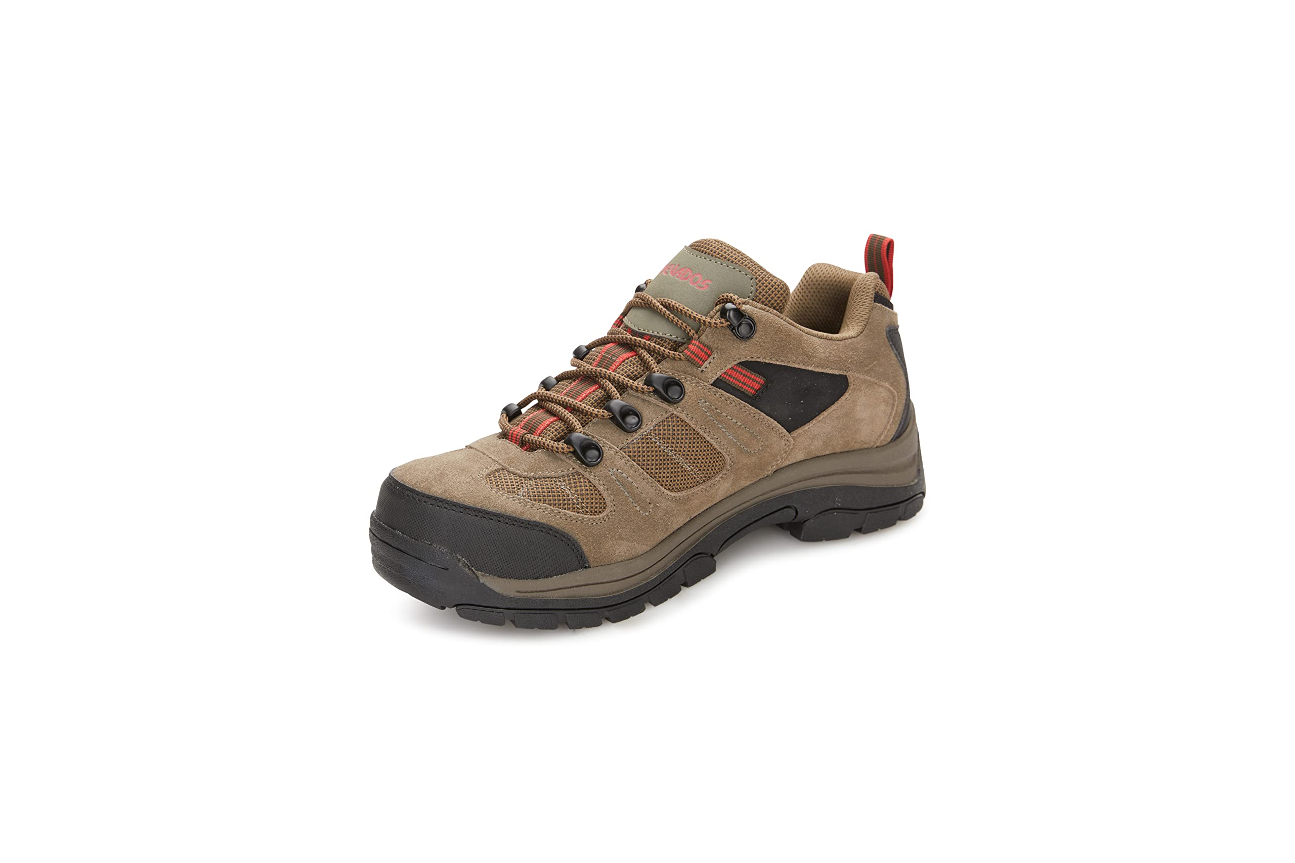 Nevados Klon Low Hiking Boots for Men, Water Resistant, Multi-Terrain Lug Pattern, Comfortable & Weather Proof Structure Rubber Traction Outsole Cradled Footbed