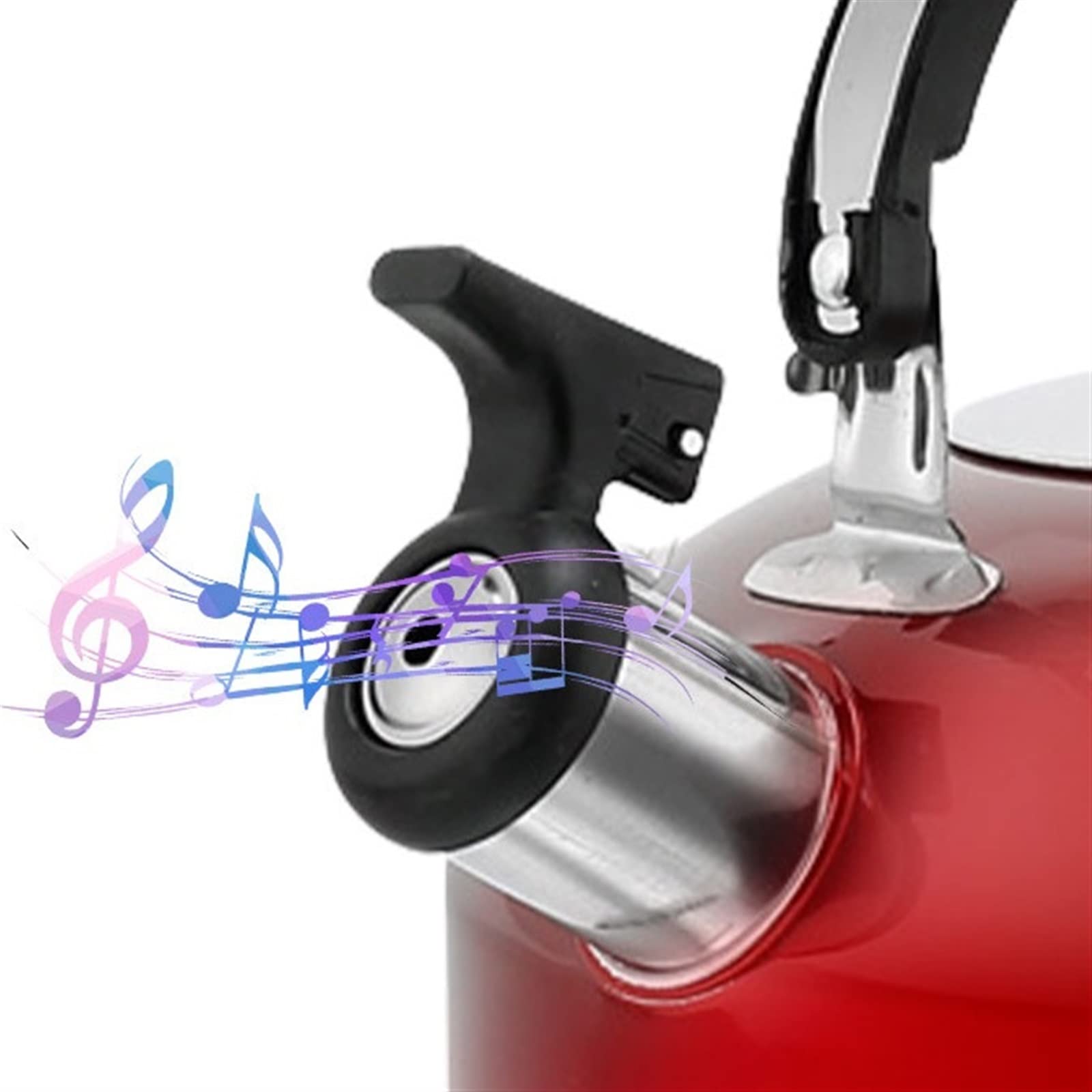 MAXCBD Coffeemaker Pots, Whistling Tea Kettle For Stove Top Stainless Steel Whistling Teapot Whistling Tea Kettle For Making Coffee Milk (Color : Green)
