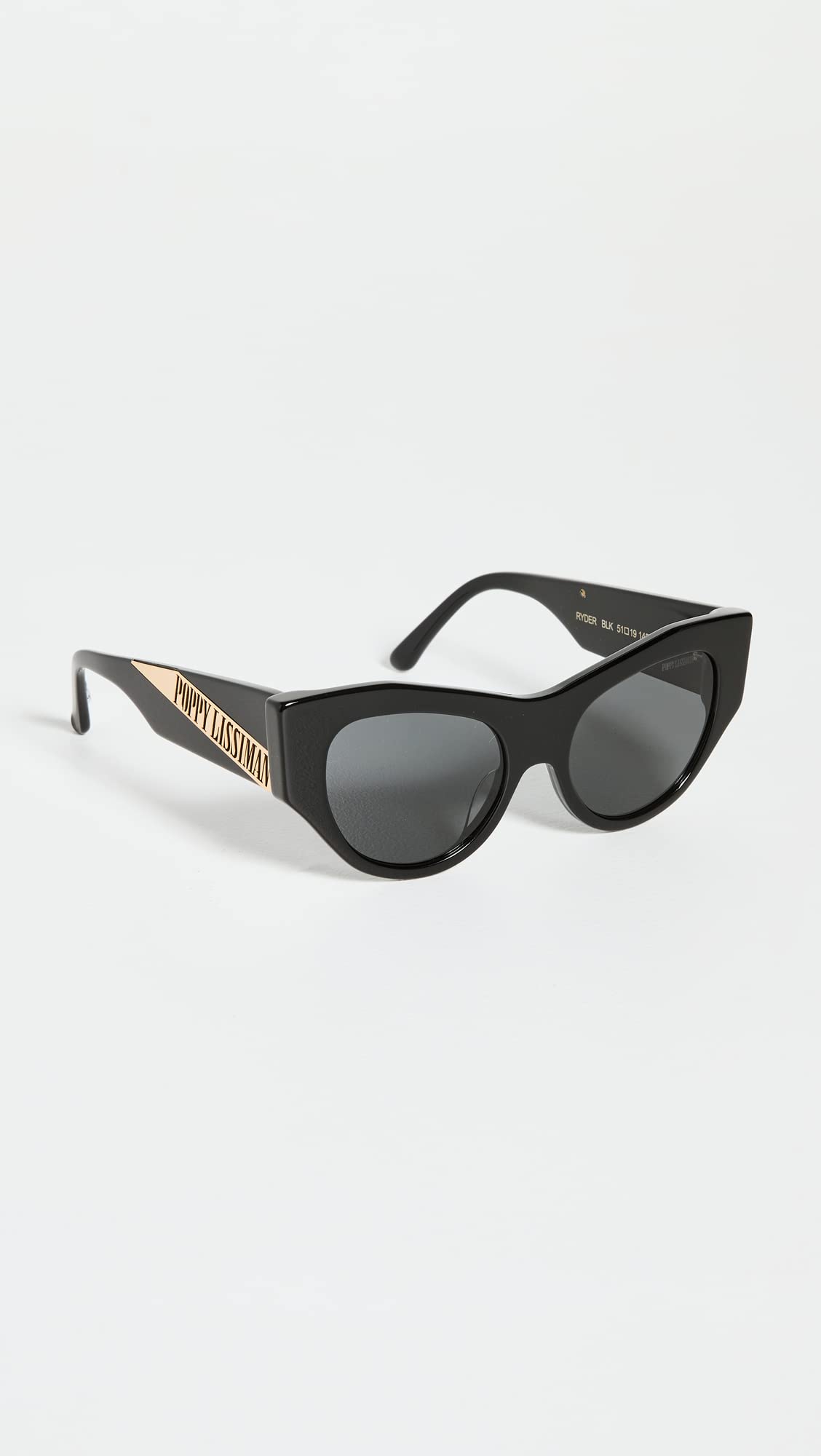Poppy Lissiman Women's Ryder Sunglasses, Black, One Size
