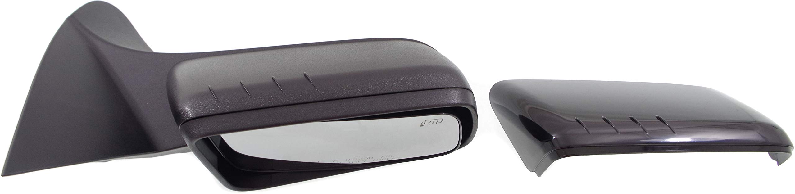 Kool Vue Right Power Heated Door Mirror Compatible With Ford Focus 2008-2011 with 2 Caps Coupe & Sedan, Models With Deluxe Package