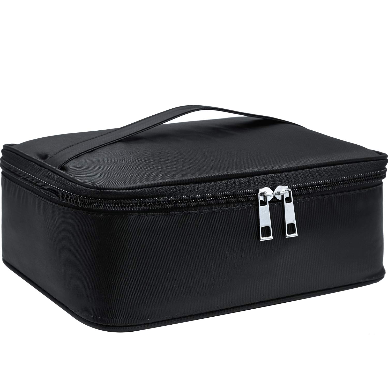 Narwey Travel Makeup Bag Large Cosmetic Bag Make up Case Organizer for Women (Elephant)