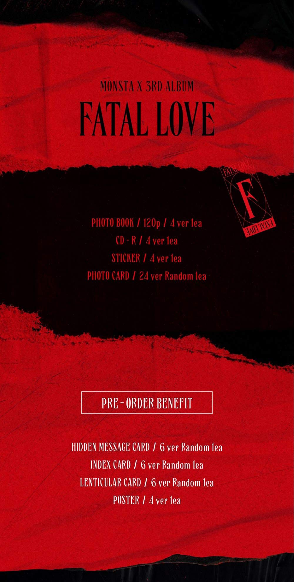 Vol.3 Fatal Love CD (Random ver.)