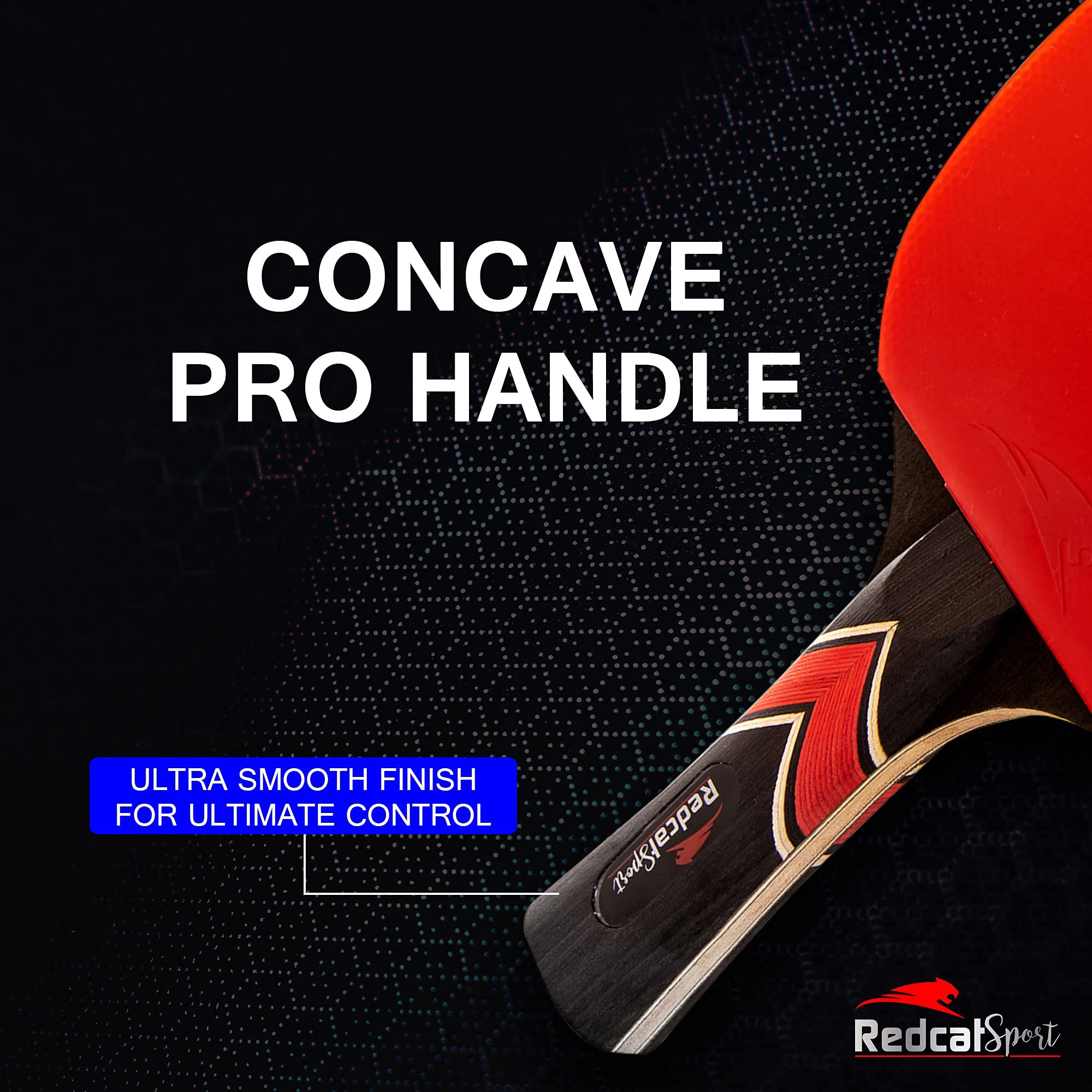 Ping Pong paddle β Pro Carbon Fiber Table Tennis Racket and case has 7 ply blade with 2.0mm Sponge and ITTF standard rubber for true spin, speed and Control - use paddles indoor or outdoor