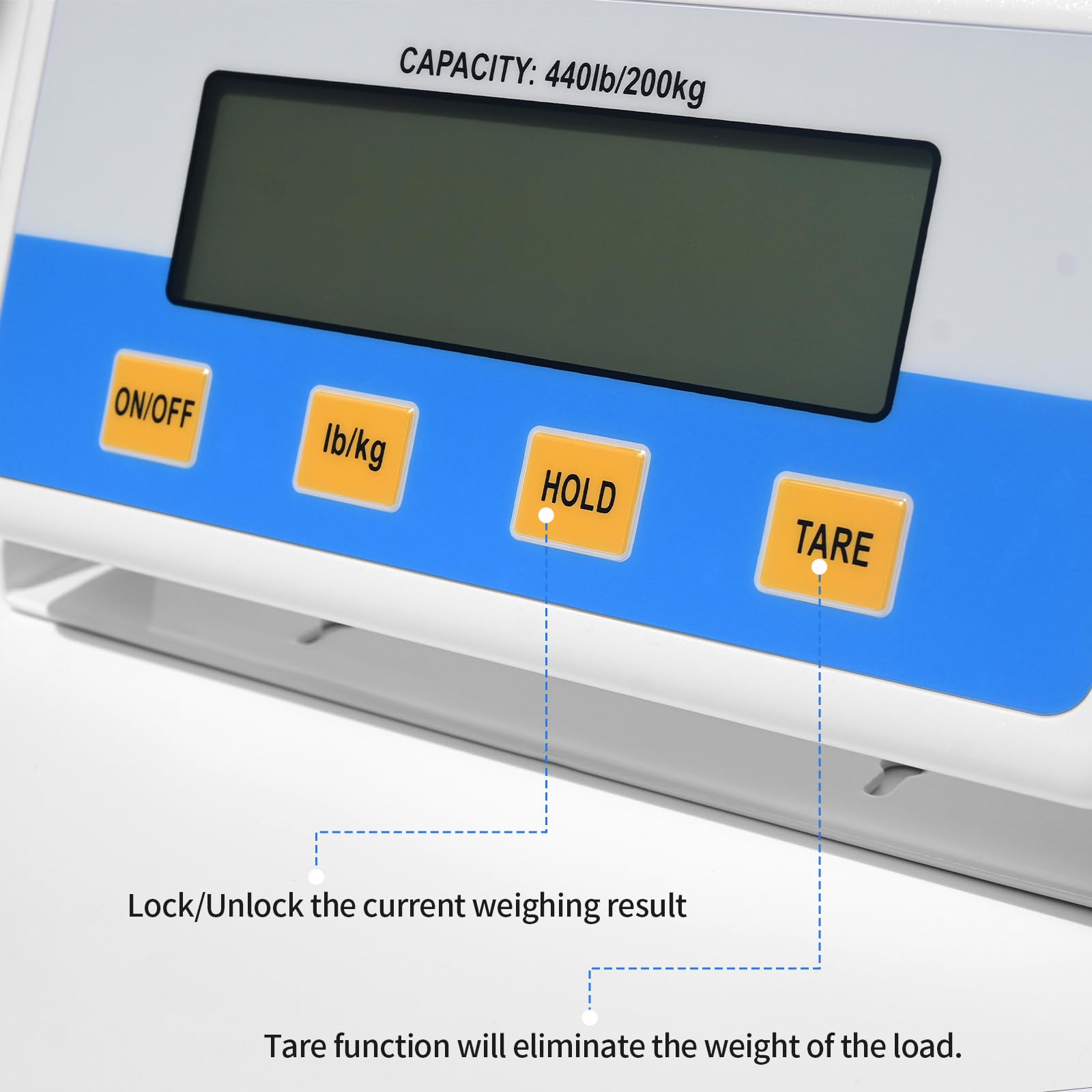Medical Grade Scale YINGYUDZSW Portable Easy to Read Digital Display - Pound & Kilogram Settings - Heavy Duty 440 lb Limit Scale for Body Weight 12.9"X12.5" Platform - Home, Hospital & Physician Use