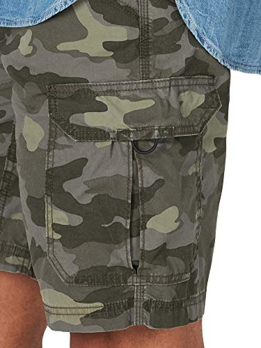 Lee Men's Extreme Motion Crossroad Cargo Short, Woodland Camo, 42
