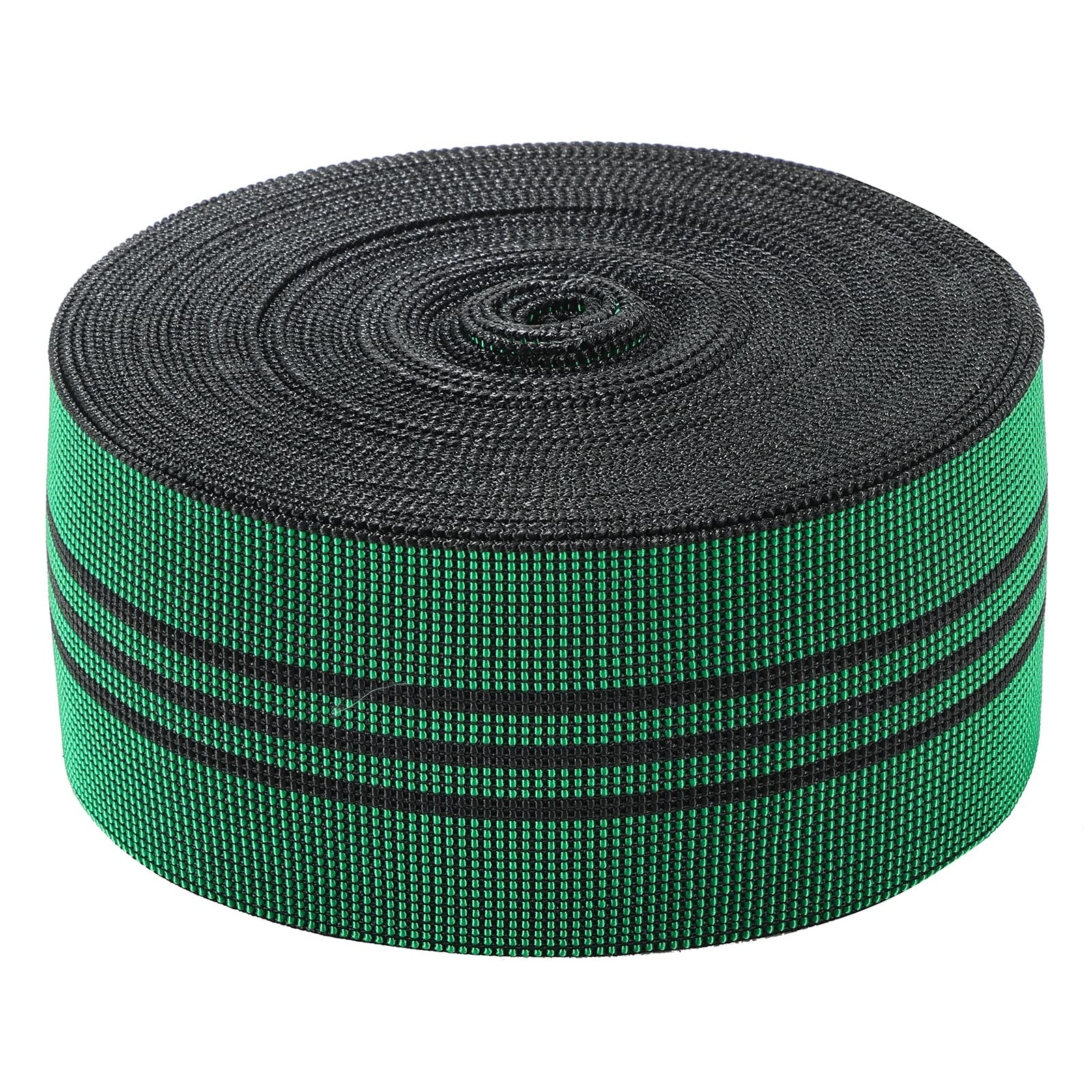 NATGAI Sofa Elastic Webbing, 40ft x 3inch Chair Webbing, Stretch Latex Band for Furniture Repair DIY, Upholstery Webbing Material Replacement, Stretchy Spring Alternative (5 Stripes)