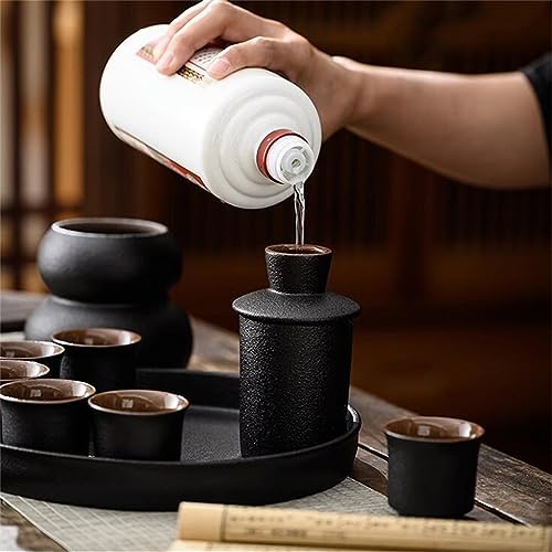 MMLLZEL Gourd Rice Wine Wine Heater Hot Wine Pot Household Wine Ware Ceramic White Wine Glass Hot Warm Wine Pot