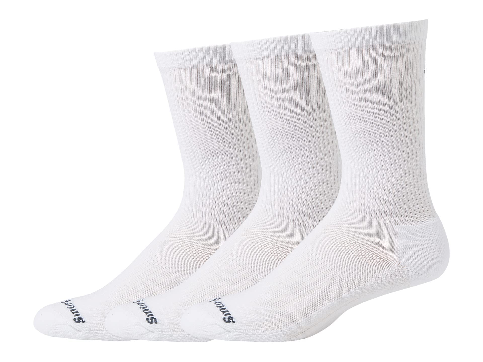 Smartwool Walk Light Cushion Crew Socks 3-Pack White LG (Men's Shoe 9-11.5)