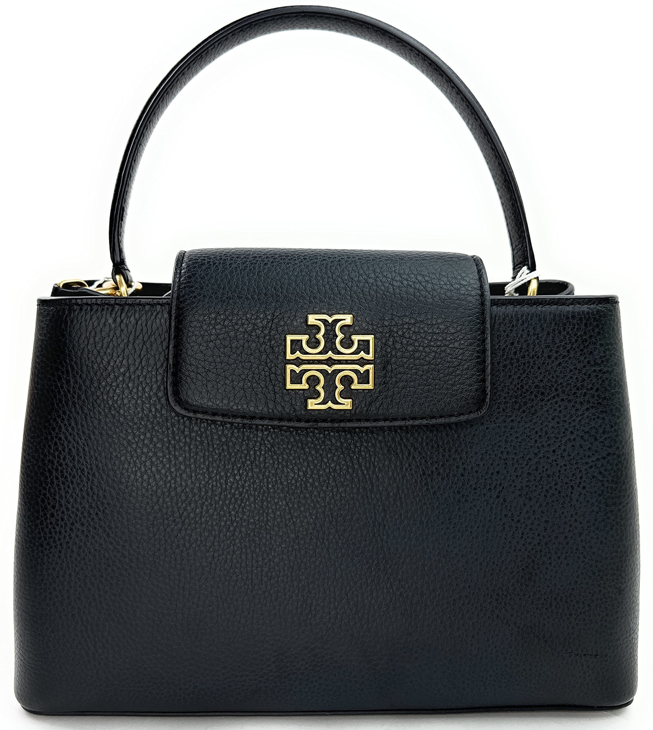 Tory Burch Britten Small Satchel (Black)