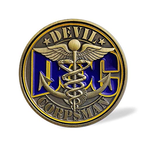 U.S. Navy Corpsman DOC Challenge Coin Devil Corpsman Commemorative Coin