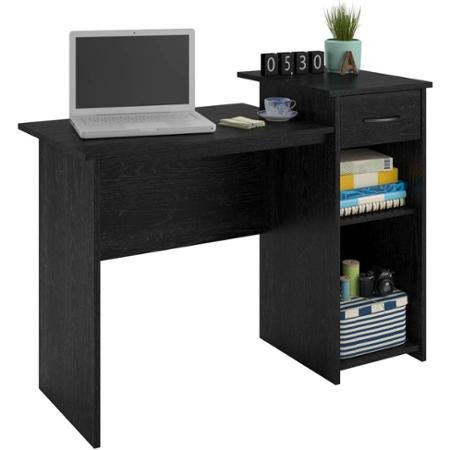 Mainstays Student Desk, Black Ebony Ash (Ebony Ash)