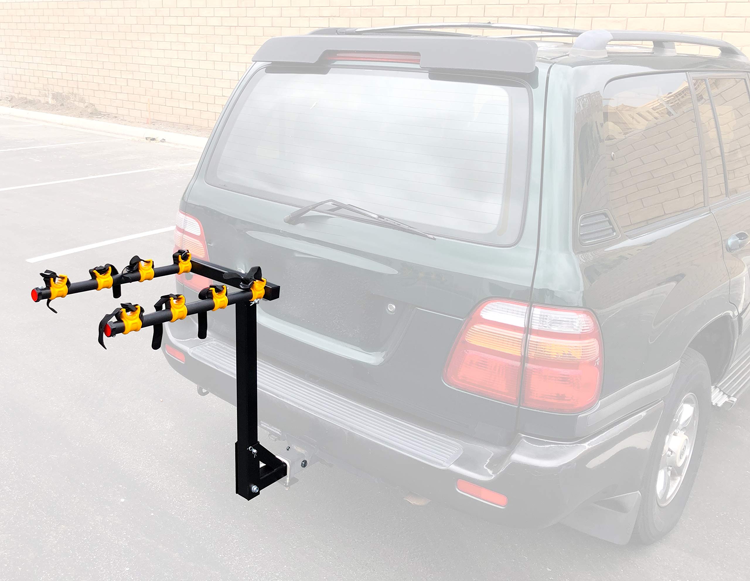 MaxxHaul 50250 Hitch Mount 2-Arm Style 4 Bike Rack